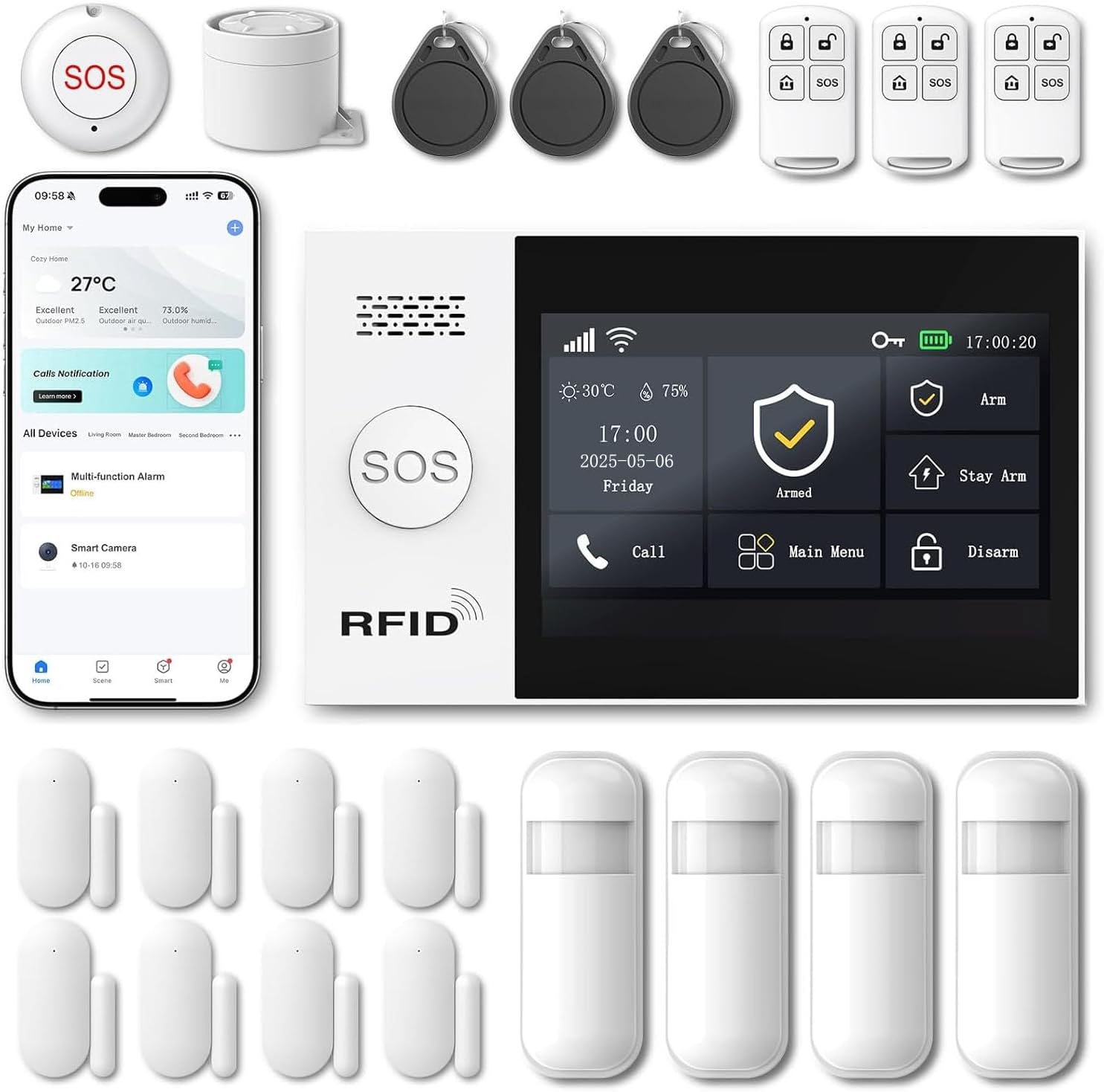 Avis XUK - Kit alarme maison complet - Avis caméra